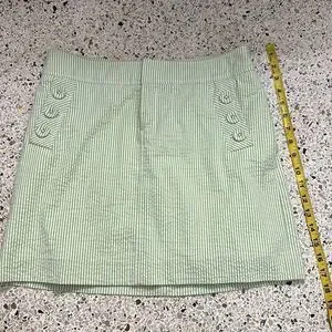 Lilly Pulitzer | Skirts | Lilly Pulitzergreen Seersucker Mini Skirt ...